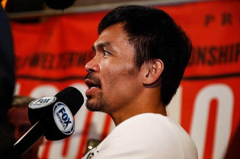 Manny Pacquiao not thinking of Floyd Mayweather, just helping his ...