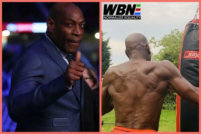 UK heavyweight Frank Bruno has insane muscles at 58 - World Boxing News
