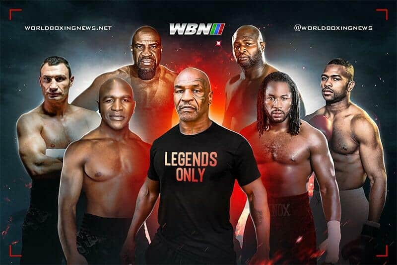 Legends heavyweight tournament starring Mike Tyson and Lennox Lewis?