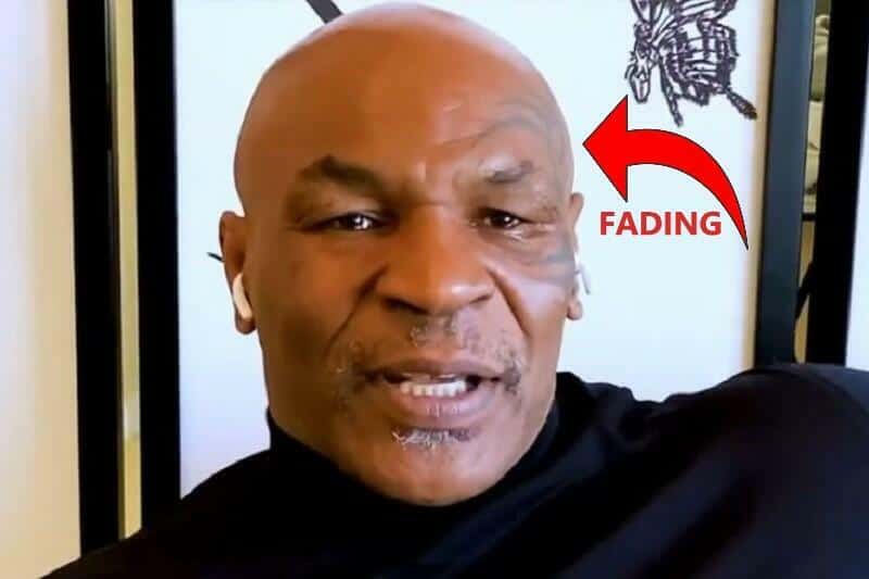 Infamous Mike Tyson tattoo fades, almost not visible twenty-five years ...