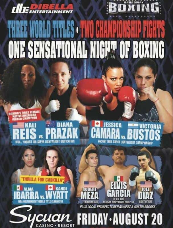 Jessica “The Cobra” Camara replaces Mary McGee on Broadway Boxing ...