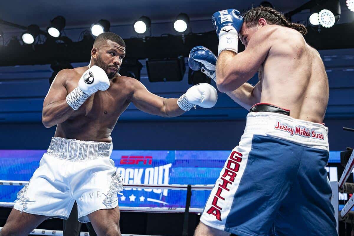 Anthony Joshua, will.i.am and Naz attend as Badou Jack scores knockout ...