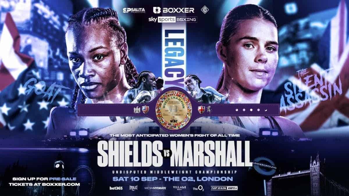 Shields vs Marshall results from O2 Arena in London - World Boxing News