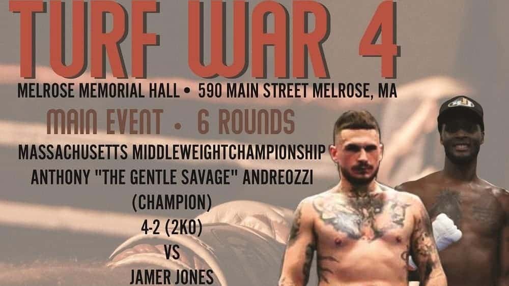 “Turf War 4” Pro-Am card set for Feb 18 in Melrose, Massachusetts ...