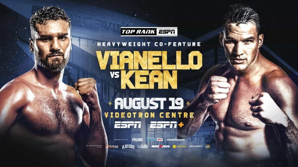 Guido Vianello vs Simon Kean backs up Beterbiev vs Smith in Quebec City ...