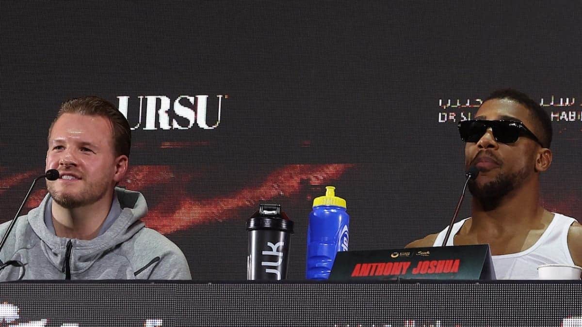 Anthony Joshua says Ben Davison 'just as good as' Derrick James