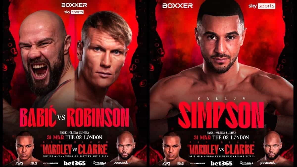 Wardley vs Clarke undercard continues growing for March 31