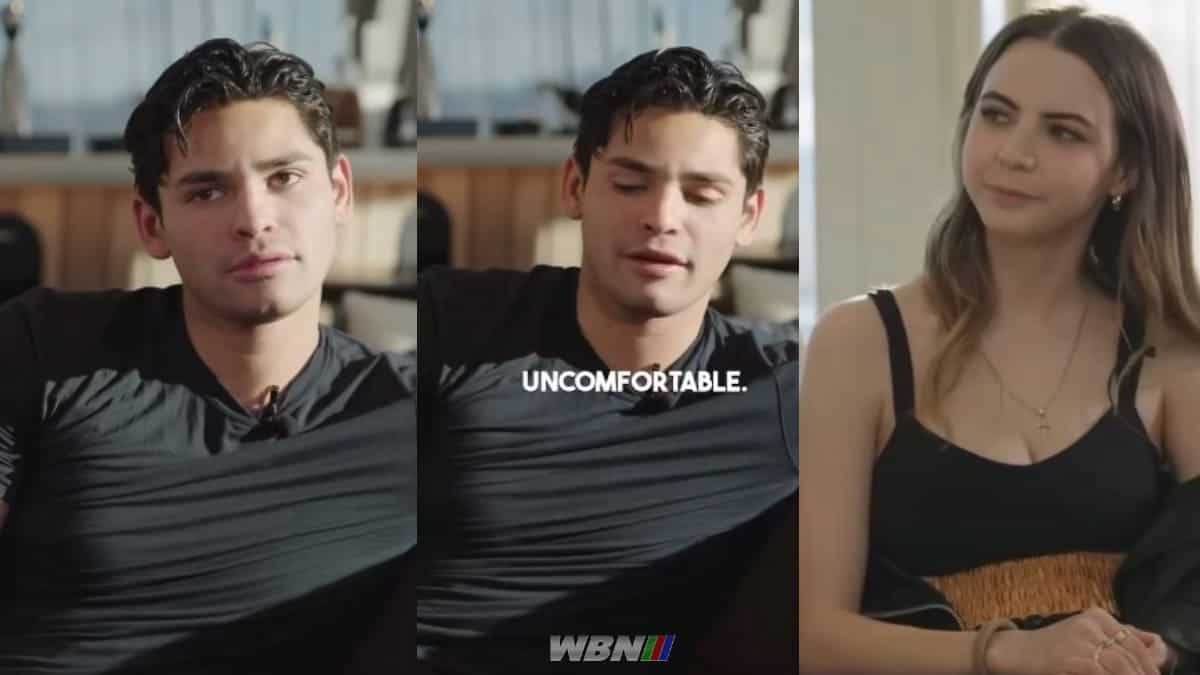 Ryan Garcia in bizarre and uncomfortable Bobbi Althoff interview