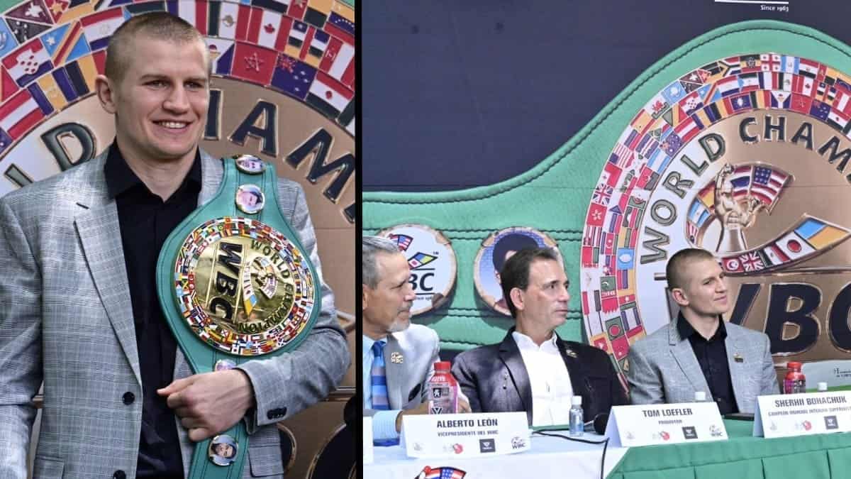 Serhii Bohachuk receives WBC title in Mexico City - World Boxing News