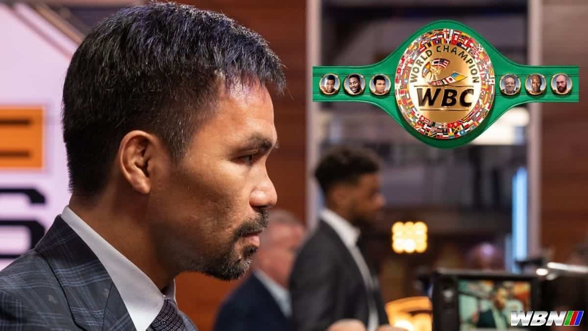 Manny Pacquiao targets WBC welterweight title for comeback - World Boxing News