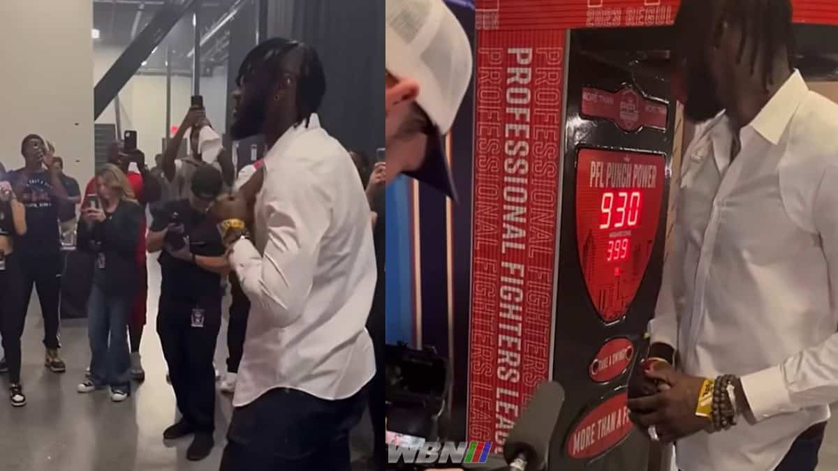 Deontay Wilder glitches punch machine with ‘1418’ out of 999