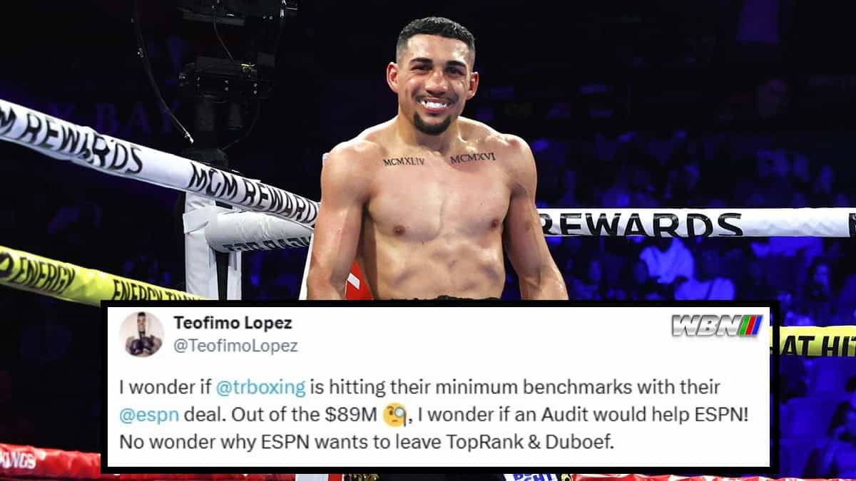 Feral Teofimo Lopez hits self-destruct, sabotages Top Rank future ...