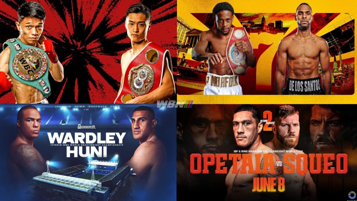 Boxing Schedule: June 3 - June 8, 2025 - World Boxing News
