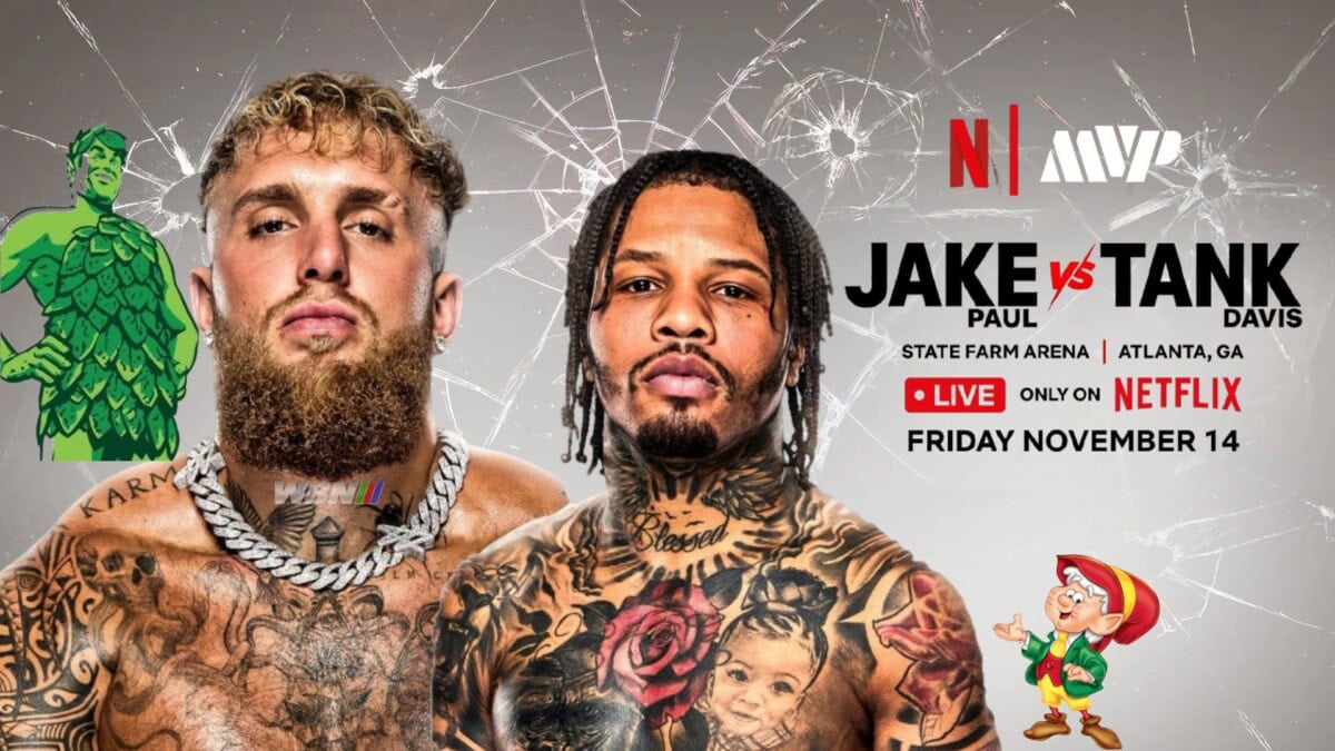 Jake Paul vs Tank Davis is 'The Jolly Green Giant vs a Keebler Elf ...