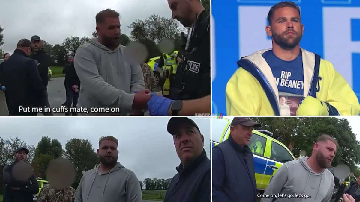 Stunning police video released as Billy Joe Saunders is sentenced