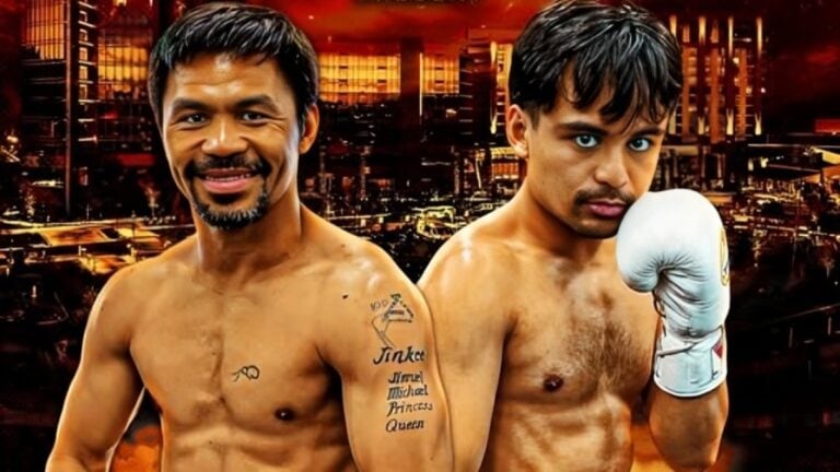 Boxing legend Manny Pacquiao will be ringside when his eldest son ...